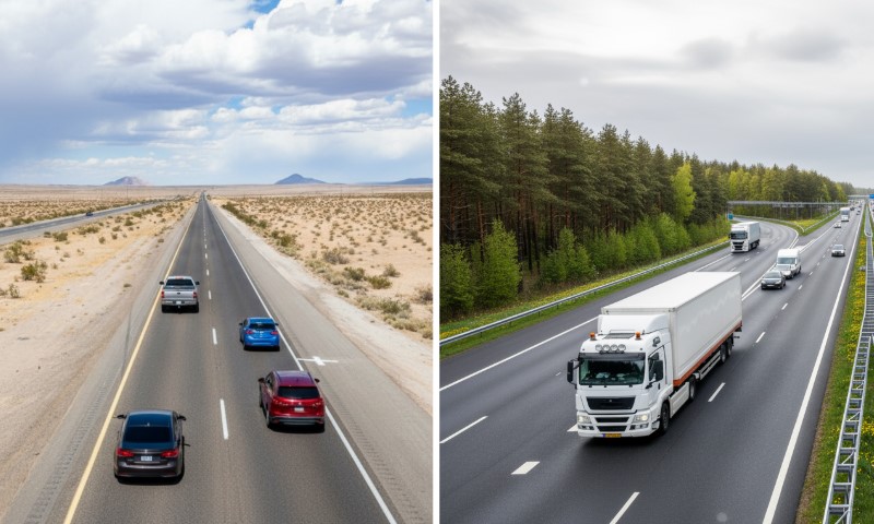 US vs Europe Highway Design - Lane Width, Speed Limits, And Safety ...
